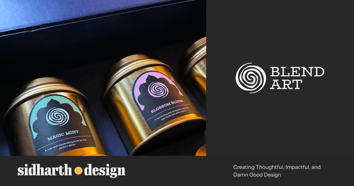 Blend Art Teas by Sidharth • Design